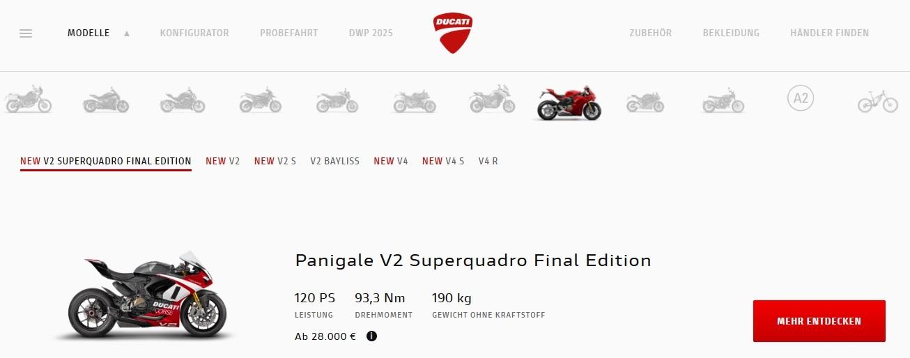 Panigale V2 Superquadro Final Edition - Allgemeines - Duc-hub